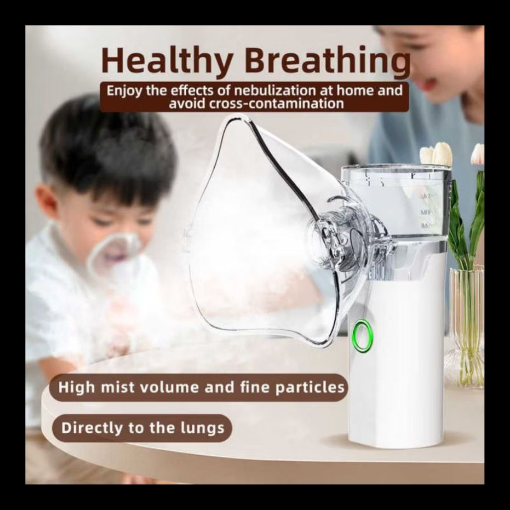 Jual Nebulizer Portable Mesh Alat Uap Bantu Pernafasan Asma Inhalasi ...