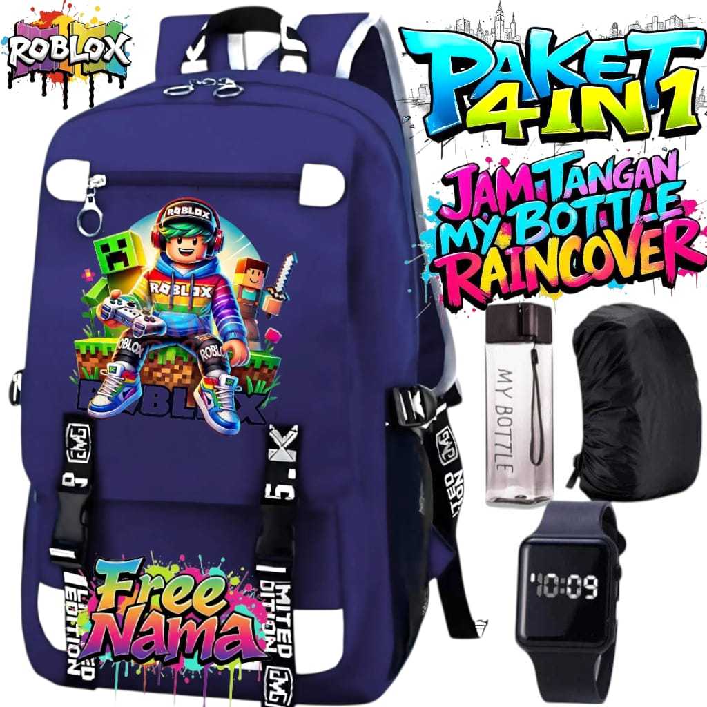 Jual KMS_BAGSTOR Tas Ransel Sekolah Anak SD SMP Laki Laki Perempuan ...