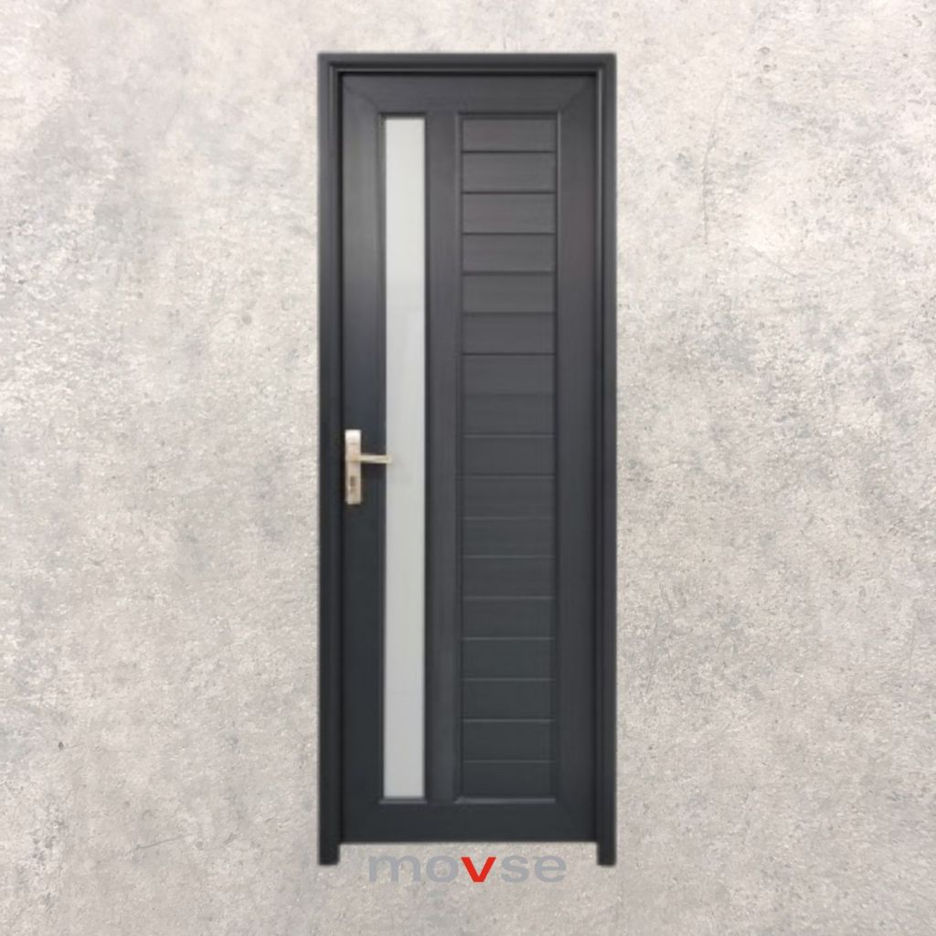 Jual GG Doors - Pintu UPVC 70 x 200 cm Grey / Abu | Shopee Indonesia