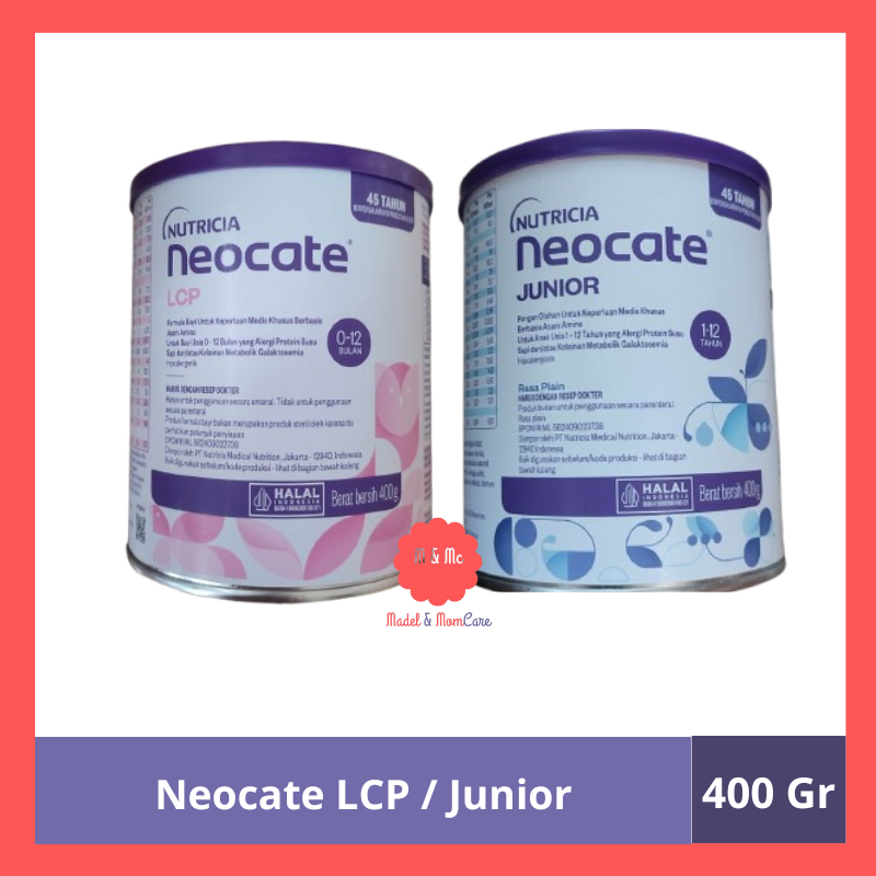Jual Nutricia Neocate Junior / Neocate LCP 400 GR | Shopee Indonesia