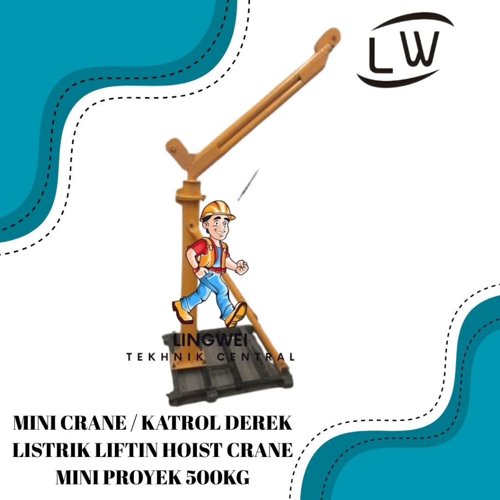 Jual MINI CRANE / KATROL DEREK LISTRIK LIFTIN HOIST CRANE MINI PROYEK ...
