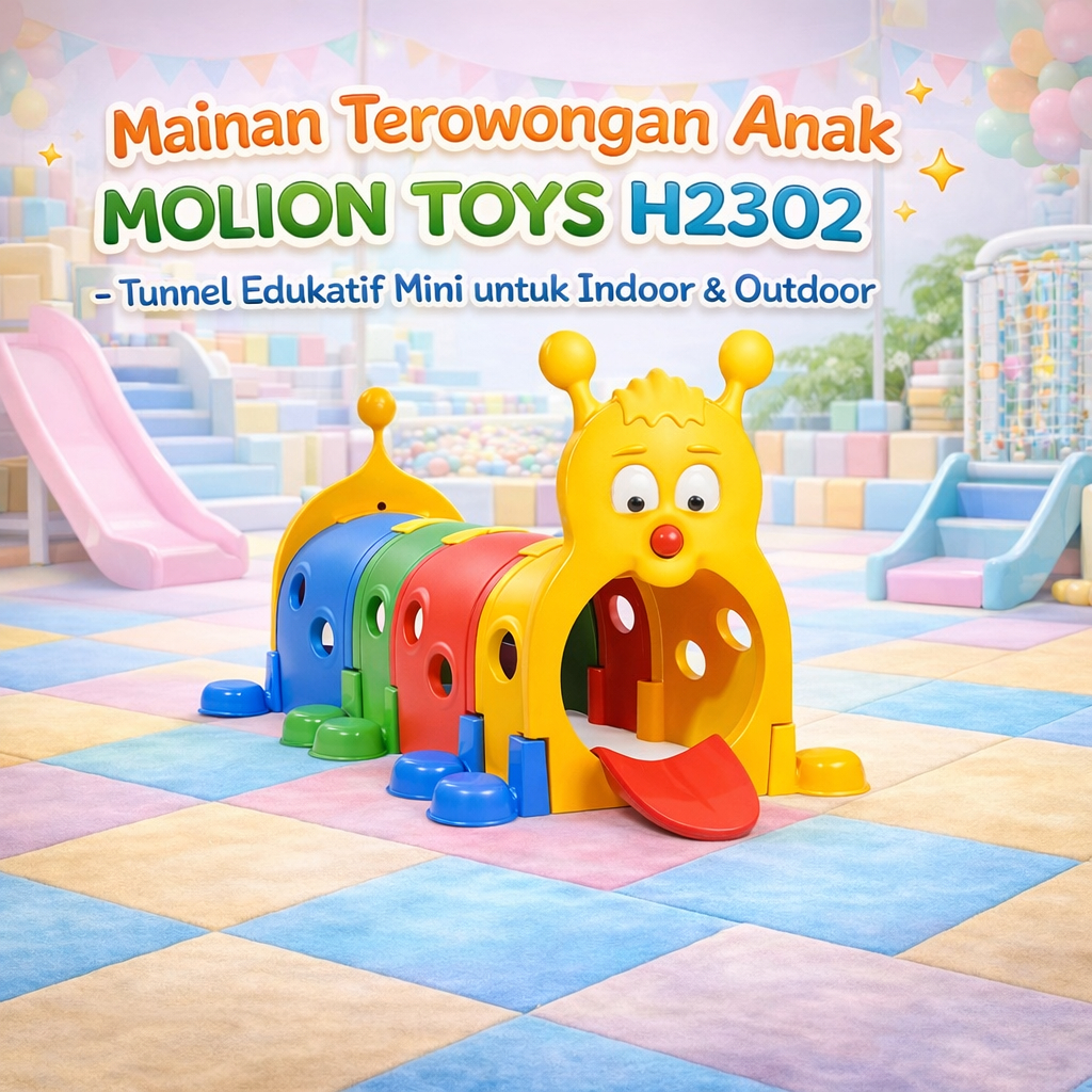 Jual Mainan Terowongan Anak MOLION TOYS H2302 – Tunnel Edukatif Mini ...