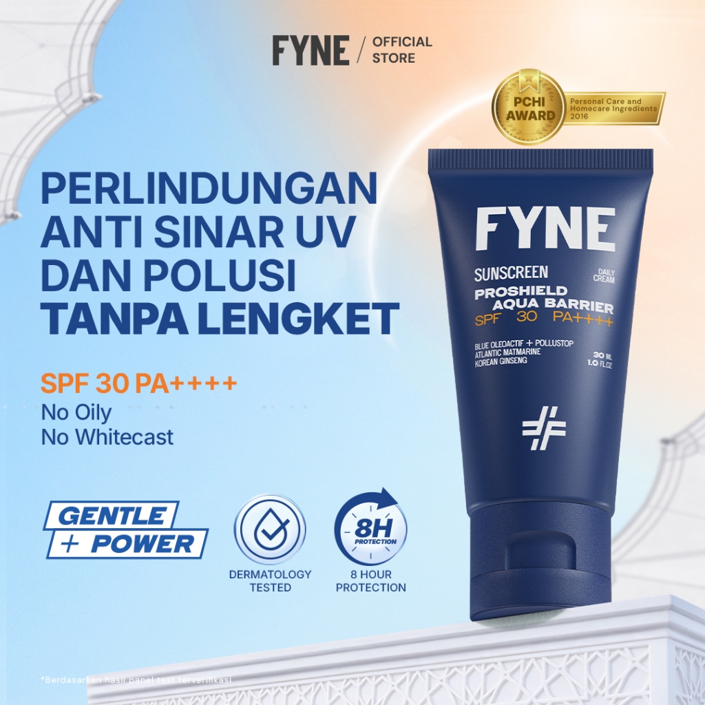 Jual FYNE ProShield Aqua Barrier Sunscreen Pria SPF 30 PA++++ 30gr ...