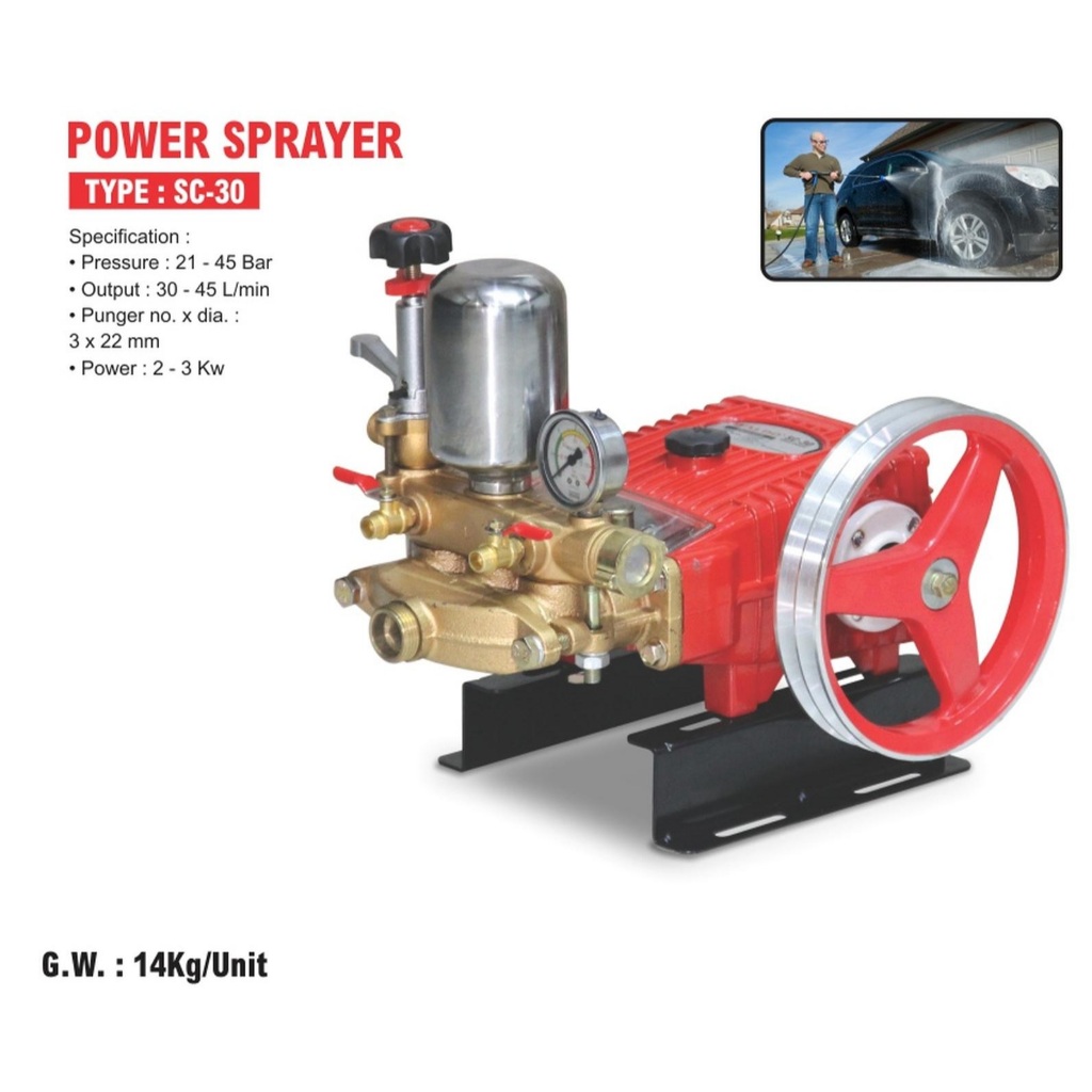 Jual Mesin Pompa Doorsmeer / Power Sprayer 30 / Alat Cuci Motor Mobil ...