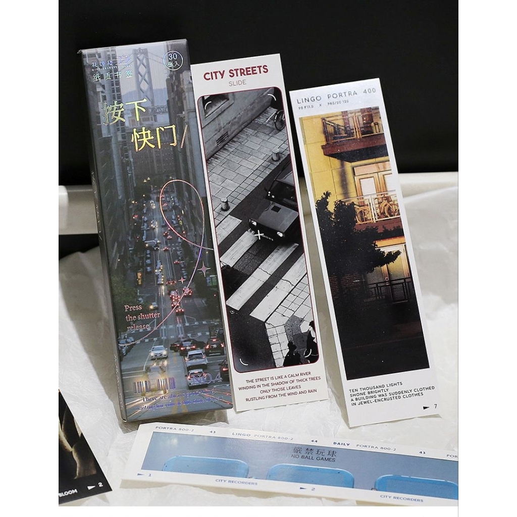 Jual 30pcs paper bookmark box pembatas buku kertas art | Shopee Indonesia