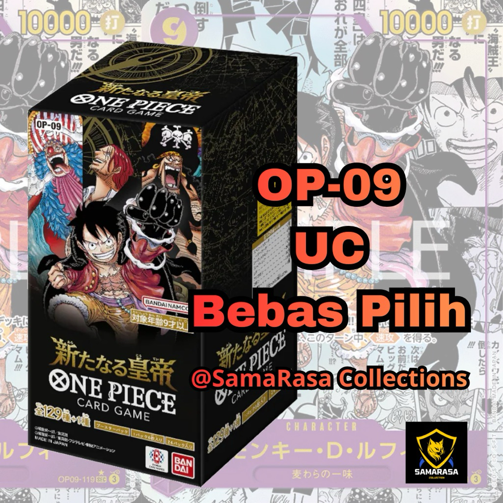 Jual Kartu One Piece TCG OP-09 Character Rarity UC Original Jepang ...
