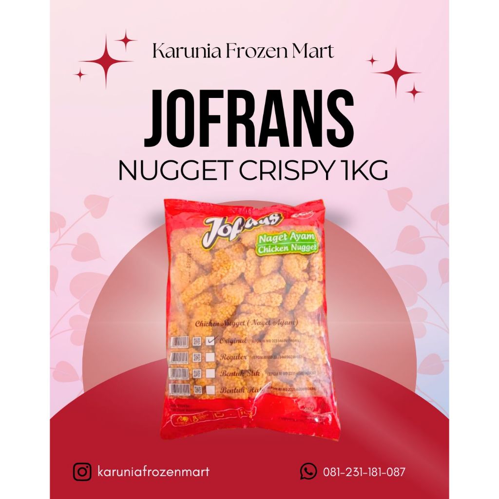 Jual Jofrans Nugget Crispy 1kg | Shopee Indonesia