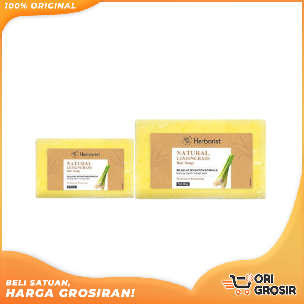 Jual ORI Grosir HERBORIST Sabun Sere | Lemongrass Soap 80g | 160g ...