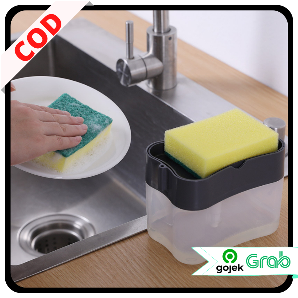 Jual tempat sabun cuci piring otomatis berwarna merah dan putih ...