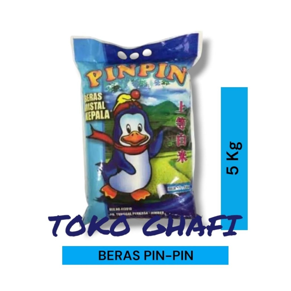 Jual Beras Premium Pinpin 5kg - Pulen, Lembut, dan Harum | Shopee Indonesia