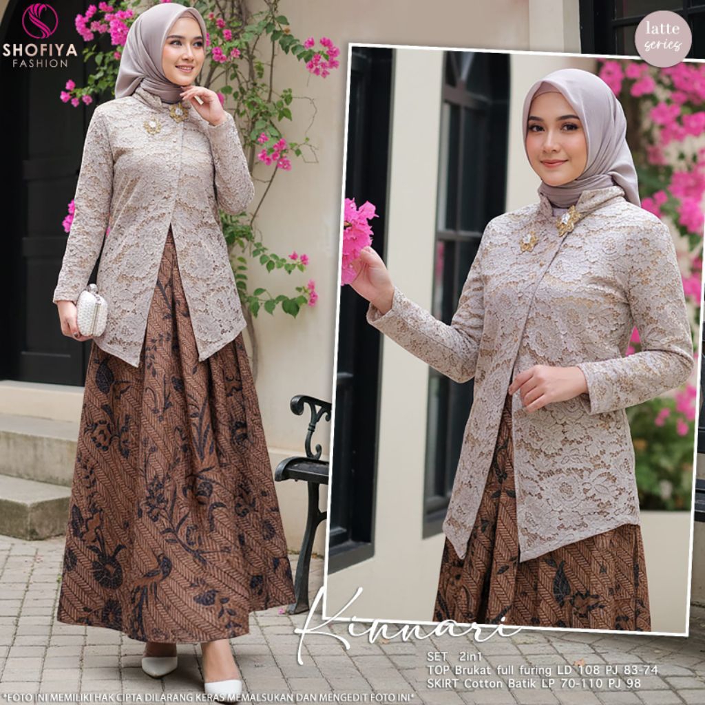 Jual (NEW) BAJU SETELAN WANITA KINNARI SET BY SHOFIYA // FASHION MUSLIM ...