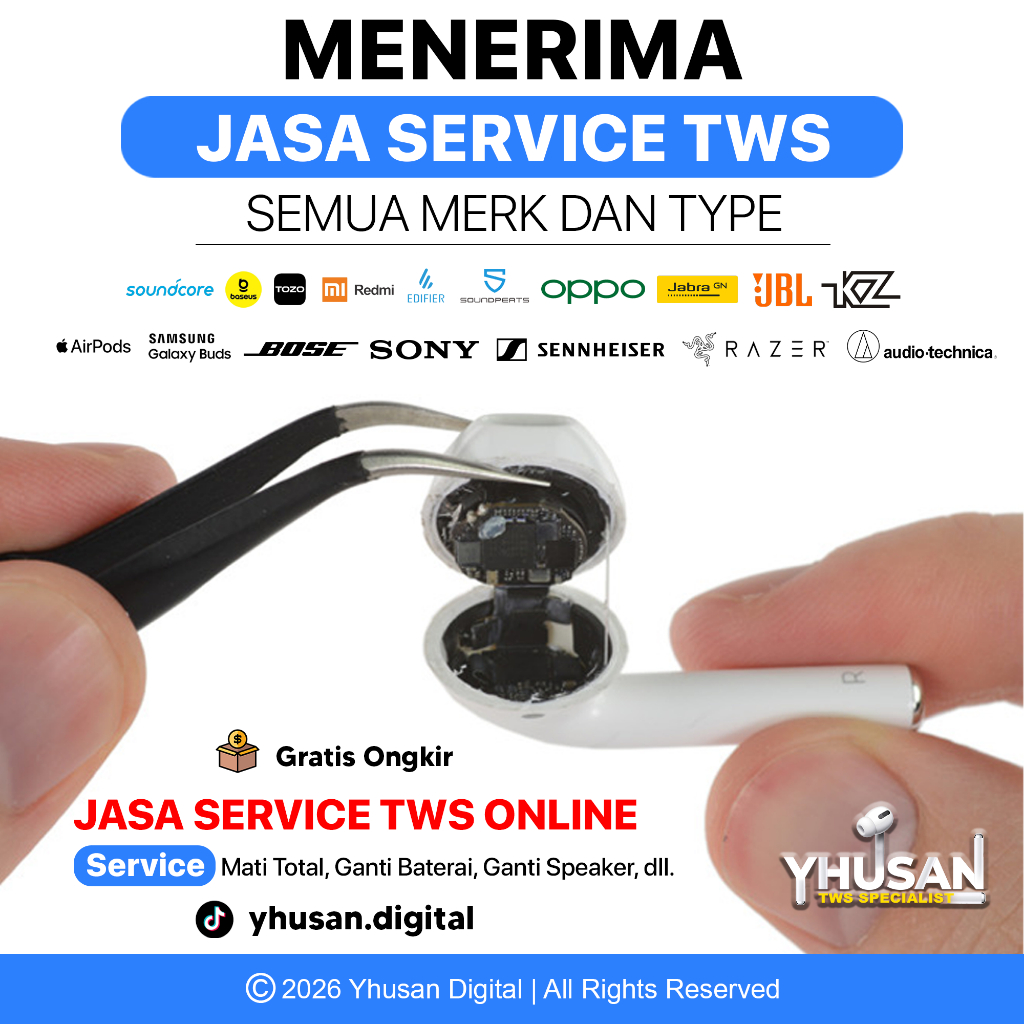 Jual [SERVICE TWS] JASA SERVICES SEMUA MERK TWS Soundcore, Sony, Bose ...