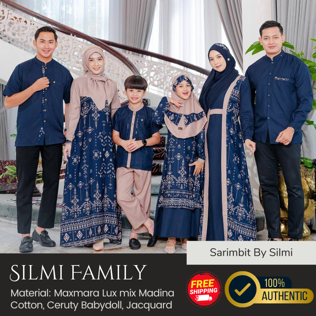 Jual [SILMI FAMILY] BAJU GAMIS KOKO SARIMBIT COUPLE KELUARGA TERBARU BY ...