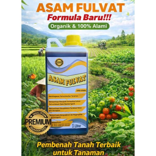 Jual ASAM FULVAT 1 Liter Khusus Tanaman Best Quality | Shopee Indonesia