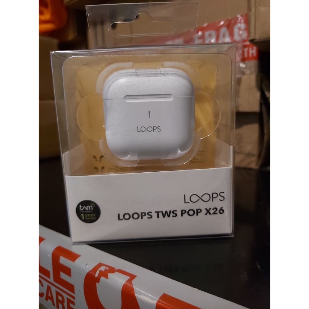 Jual LOOPS TWS True Wireless Bluetooth Earphonen Pop X26 - USB Tipe C ...