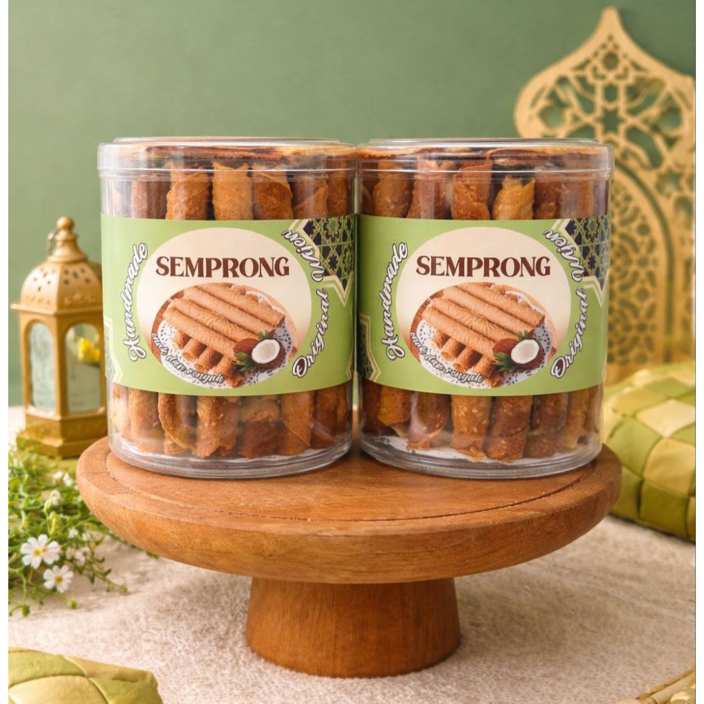 Jual HANDMADE SEMPRONG ORIGINAL WIJEN (isi 1 toples 500gram) | Shopee ...