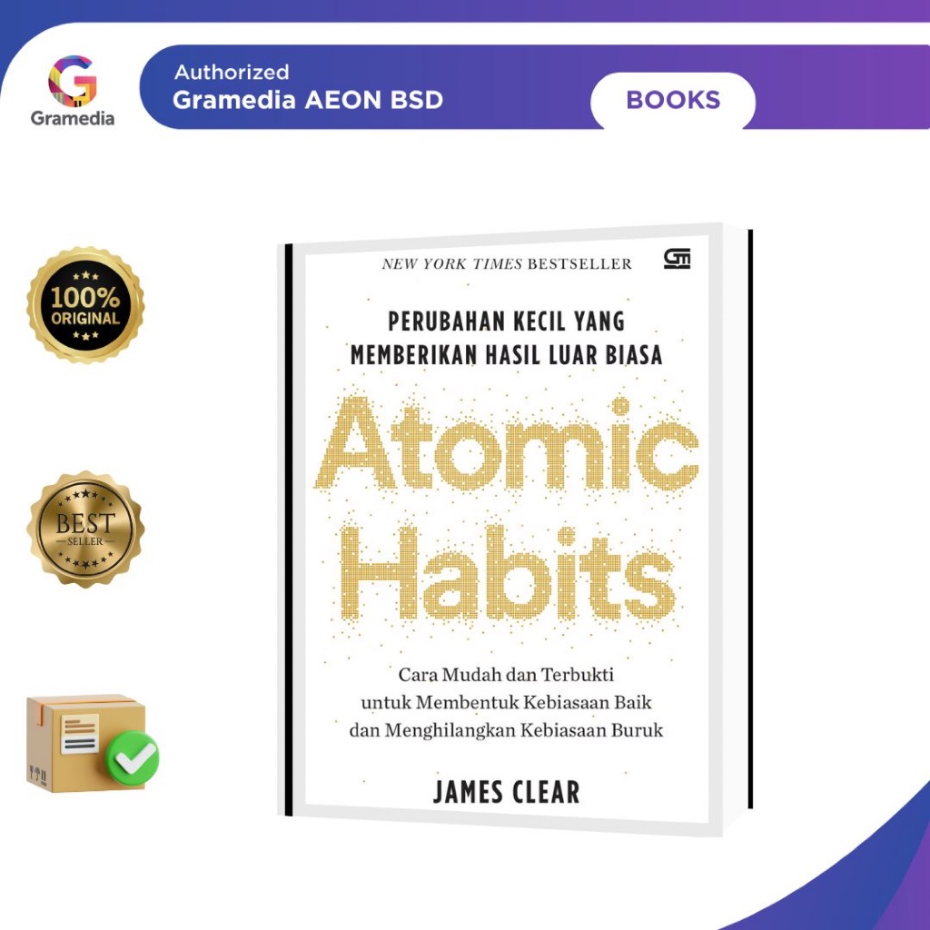Jual ATOMIC HABITS SC - GRAMEDIA AEON MALL BSD | Shopee Indonesia