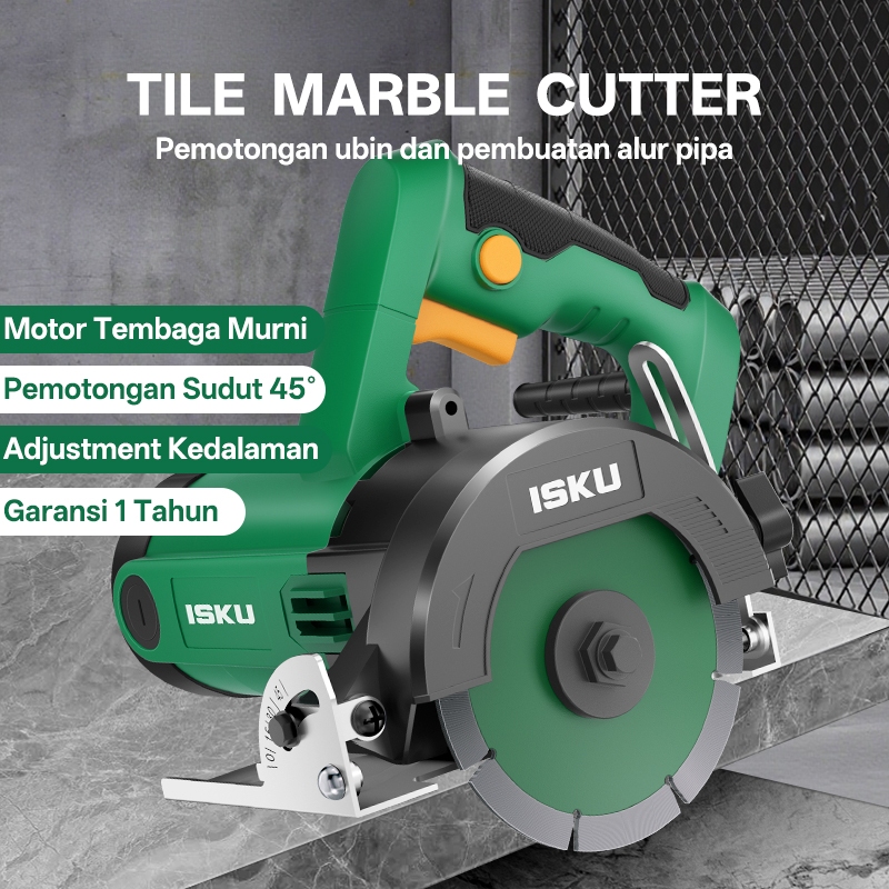 Jual ISKU 1050W Mesin Potong Keramik 4" Marble Cutter Tile Cutter ...