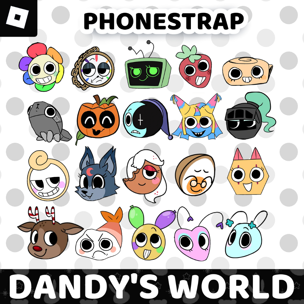 Jual Phone Strap / Gantungan Hp Akrilik ROBLOX DANDY'S WORLD - HEAD ...