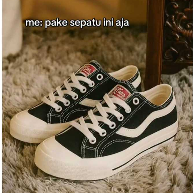 Jual PROMO 4 4 BETS SELLER Sepatu Sneakers New Publik Low Black Natural ...