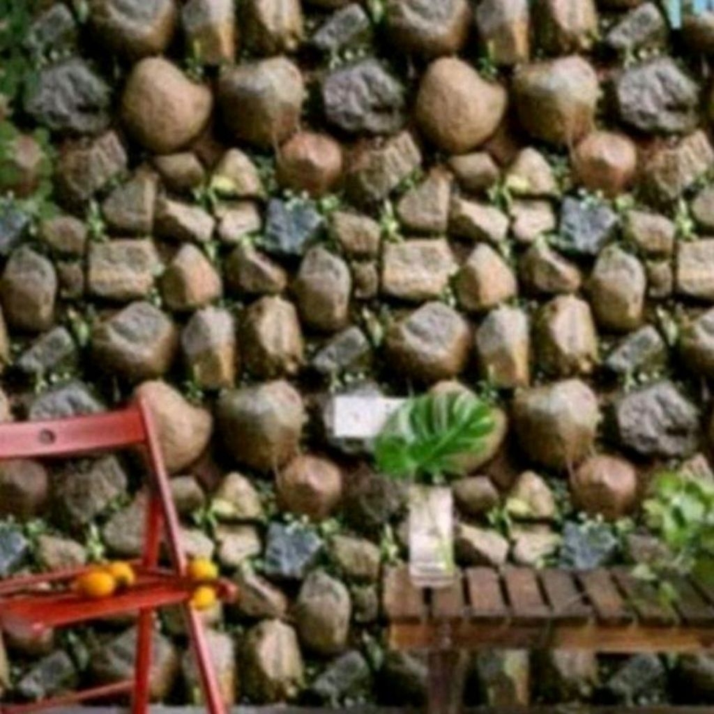 Jual Wallpaper Dinding Motif Batu Alam Bulat | Shopee Indonesia