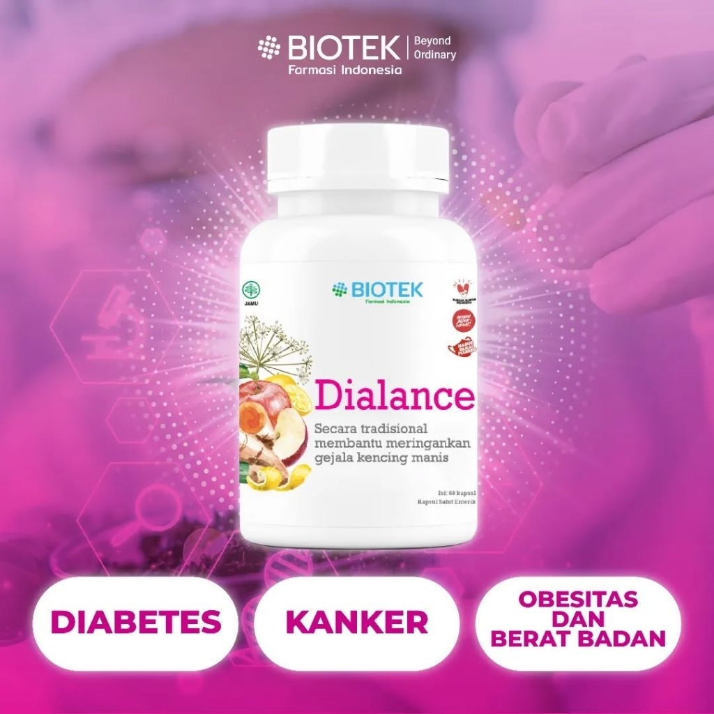 Jual Obat Kencing Manis / Diabetes / Gula Darah DIALANCE Biotik Farmasi ...