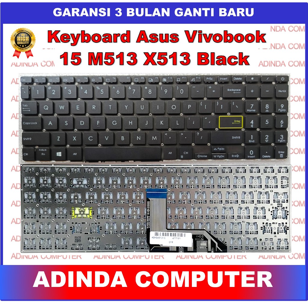 Jual Keyboard Asus Vivobook Ultra 15 X513 K513 M513 K513E K513EA K513M ...