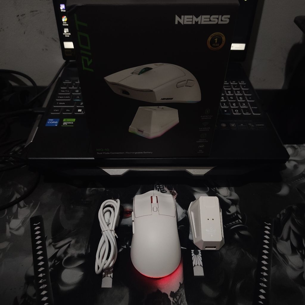 Jual NYK Nemesis Riot MQ10 / MQ-10 Mouse Wireless Dual Mode ...