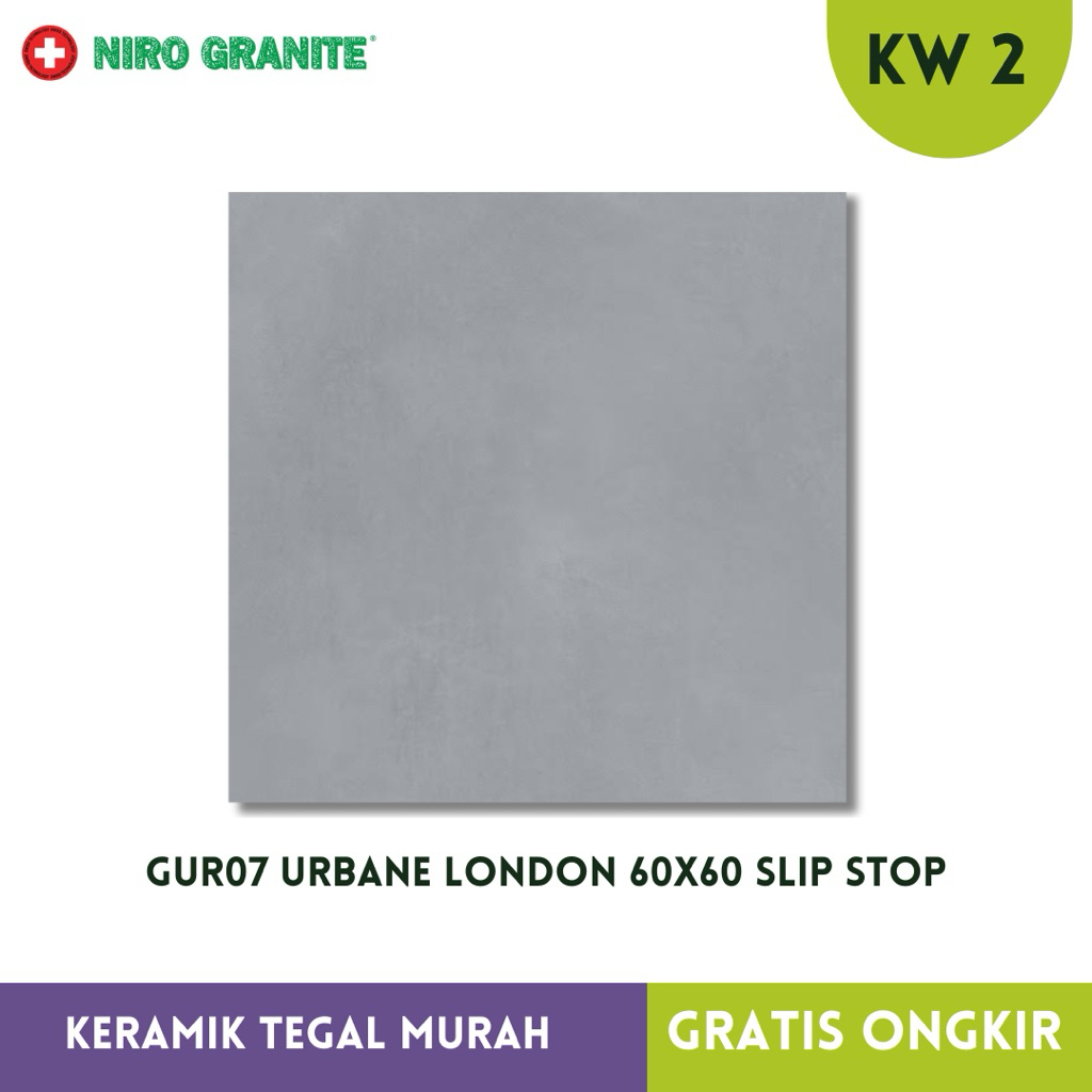 Jual Granit Slip Stop Niro Granite 60x60 GUR07 Urbane London KW2 ...