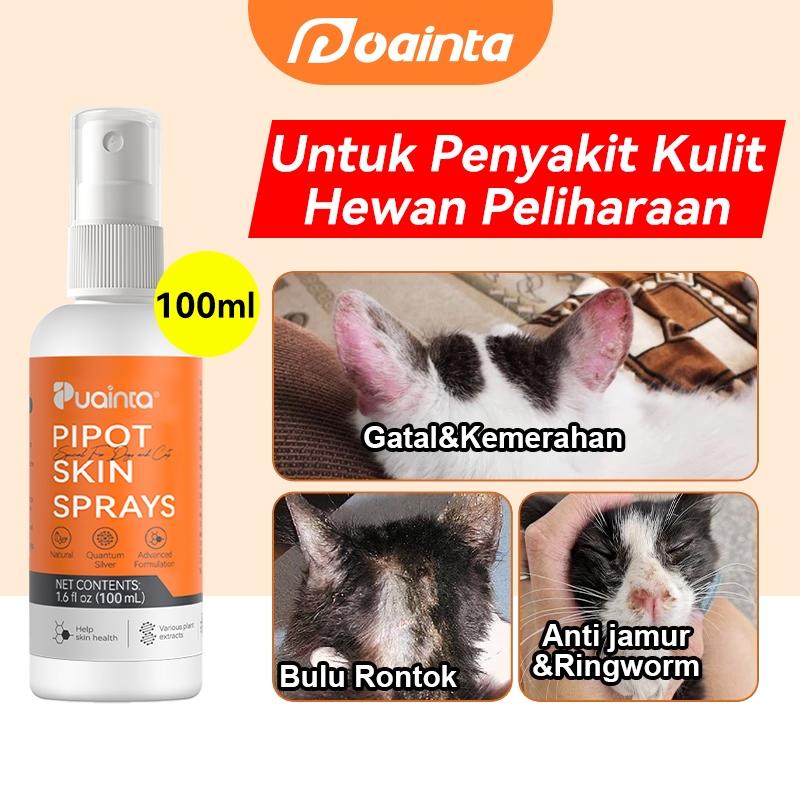 Jual PUAINTA Anti Jamur Pipot Spray Kulit Untuk Anjing dan Kucing ...