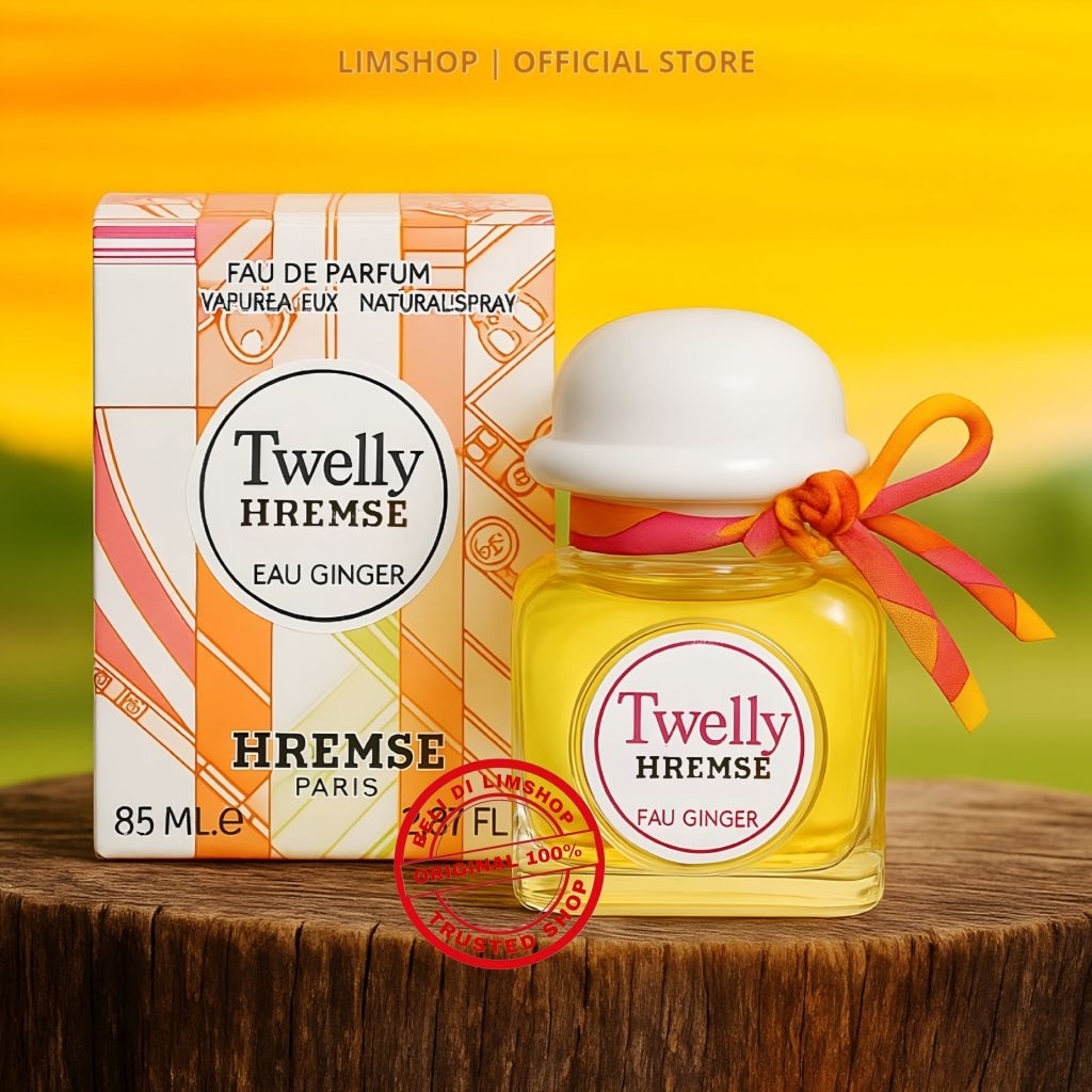 Jual [ ️100%ORIGINAL] PARFUM WANITA TWELLY EAU GINGER 85ML ( BARCODE ...