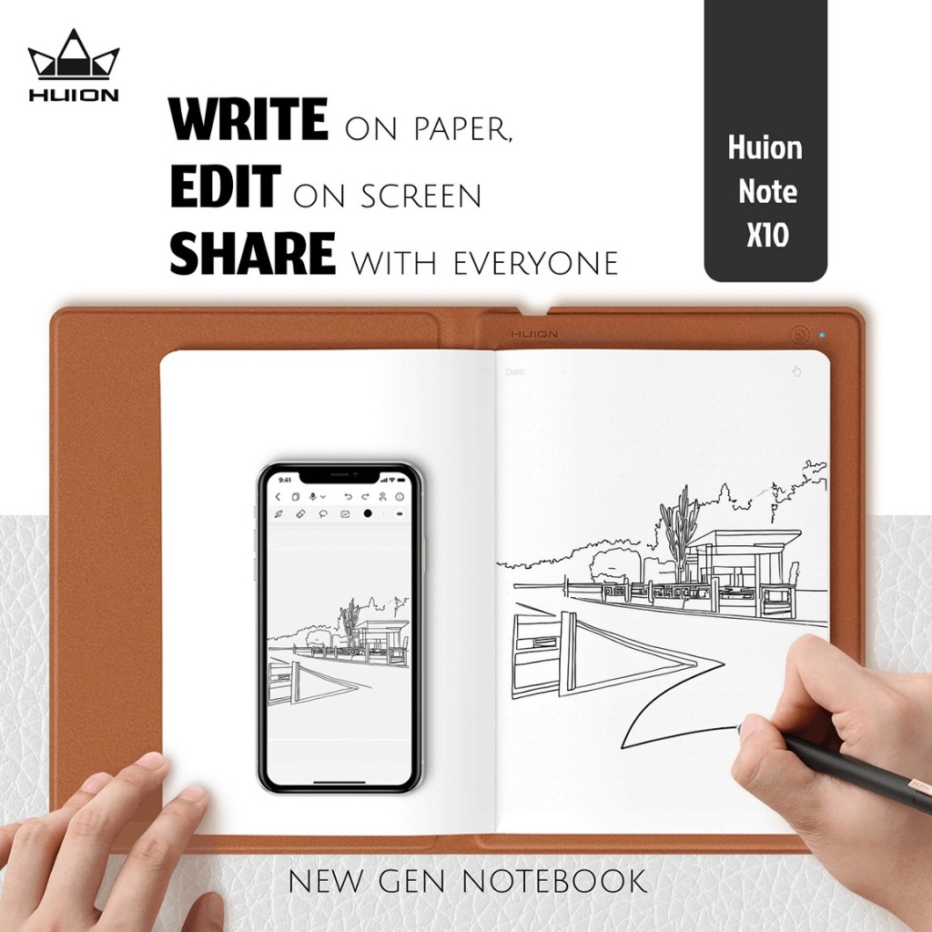 Jual HUION NOTE X10 - Smart Digital Electronic Notebook with Pen ...