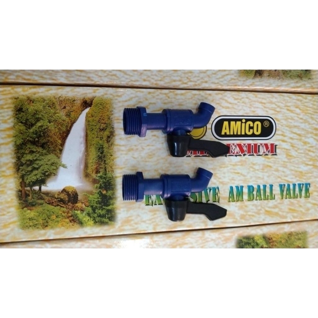 Jual Kran AMICO PVC AMK 1/2" dan 3/4" (1 ktk isi 24 pcs) | Shopee Indonesia