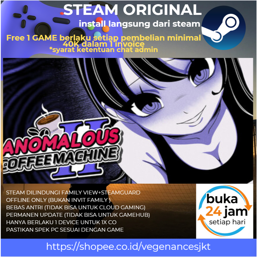 Jual Anomalous Coffee Machine 2 Offline PC Game Original + Latest ...