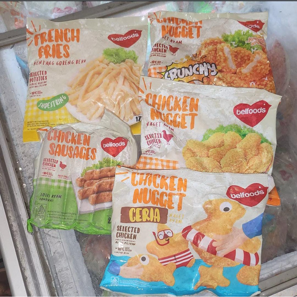 Jual Paketan Prozen Food Belfoods 5pcs (Testimoni Slide Foto) Packing ...