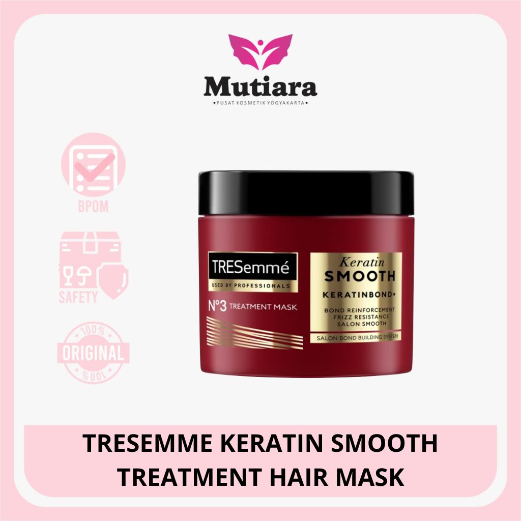 Jual TRESEMME KERATIN SMOOTH TREATMENT HAIR MASK 180ML | Shopee Indonesia