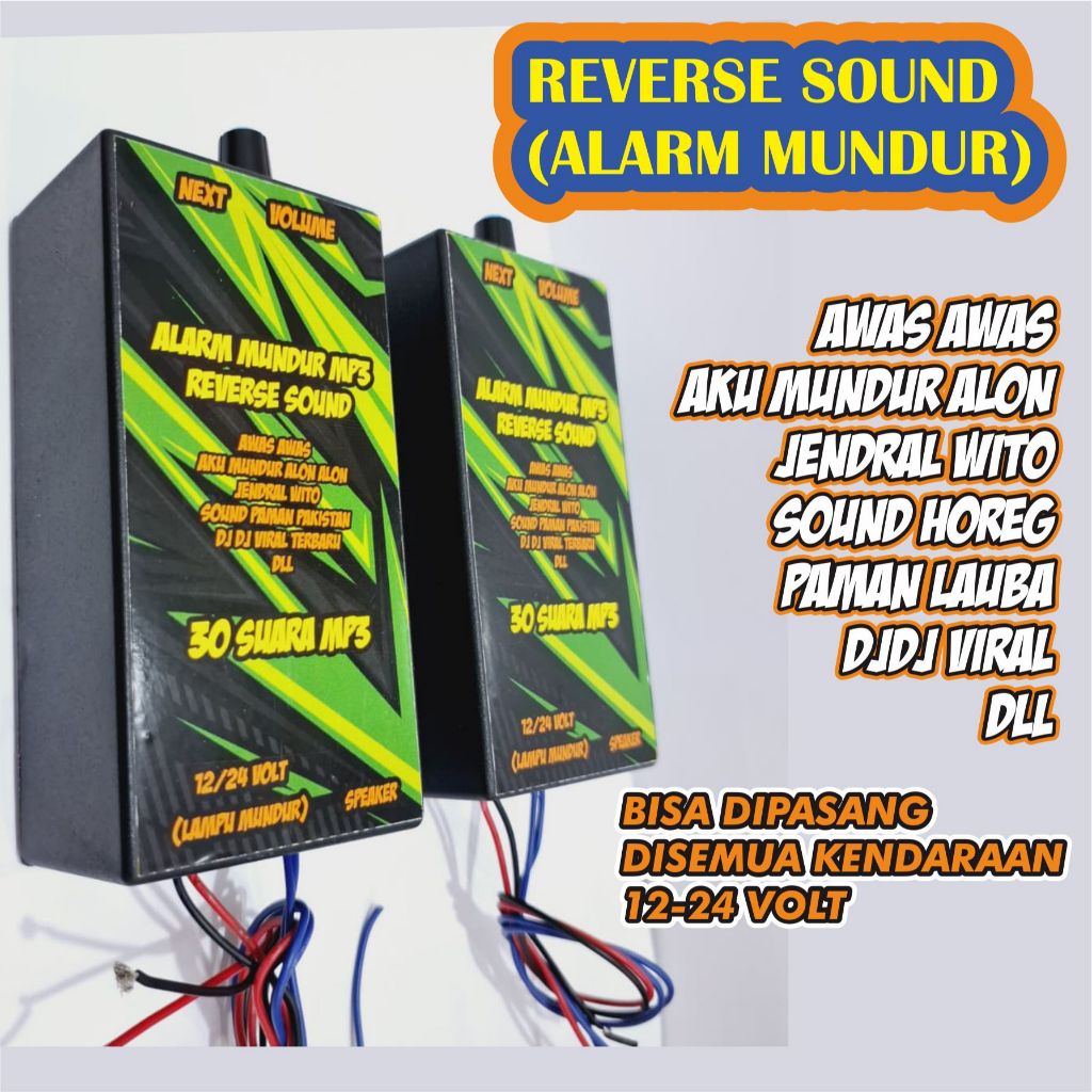 Jual MODUL ALARM MUNDUR AWAS AWAS MP3 30 SUARA 12V ATAU 24VOLT | Shopee ...