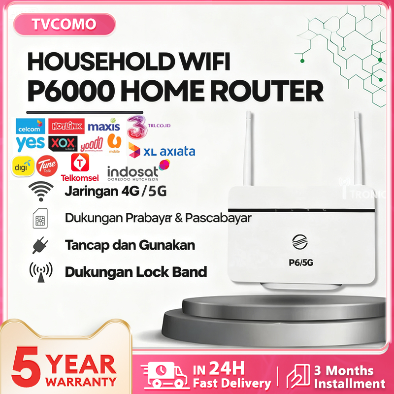 Jual Router Rumah MODIFED WHITE ROUTER P6000 router 4G/5G universal ...
