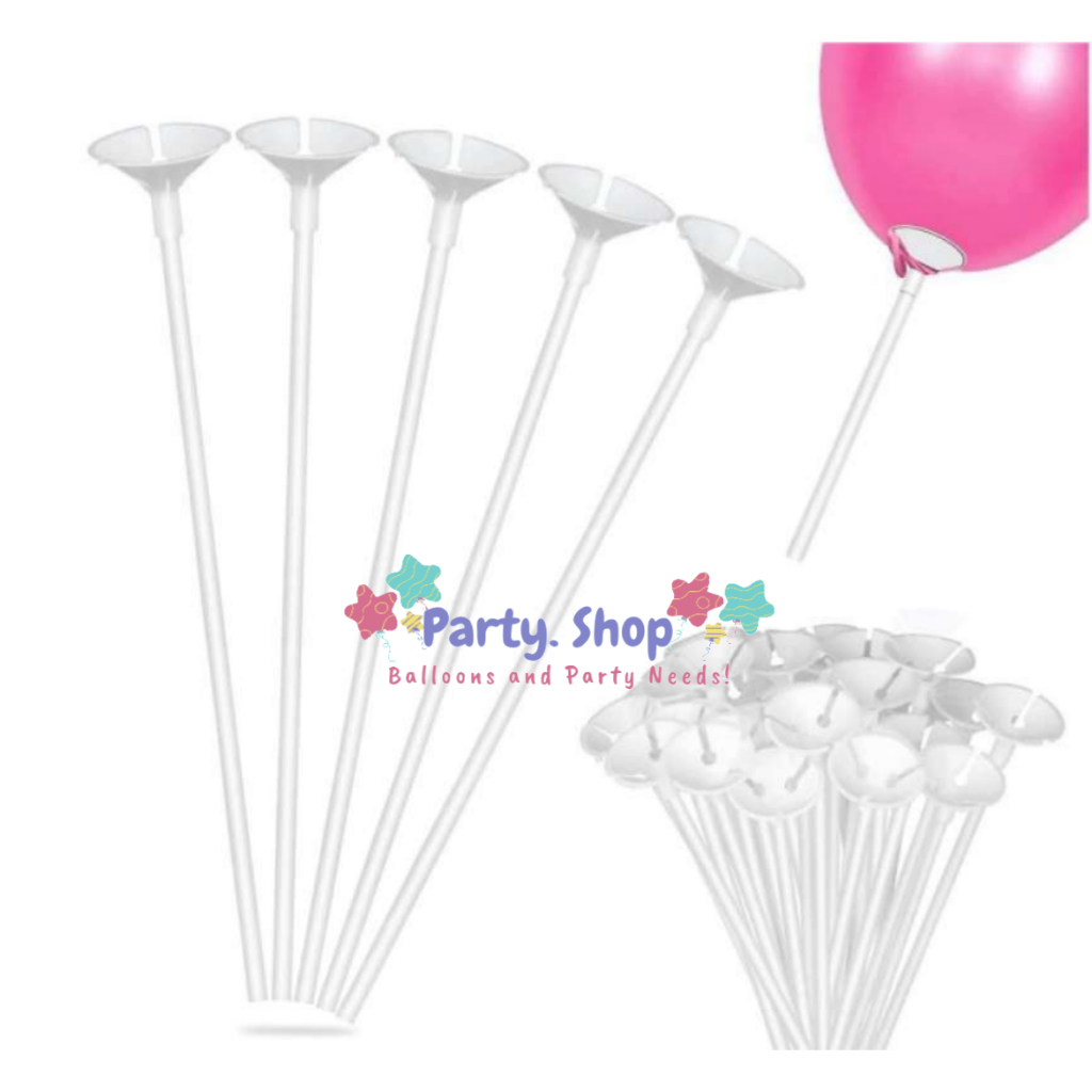 Jual Tangkai Stik Balon Dan Cup Balon Isi 10 PCS | Shopee Indonesia
