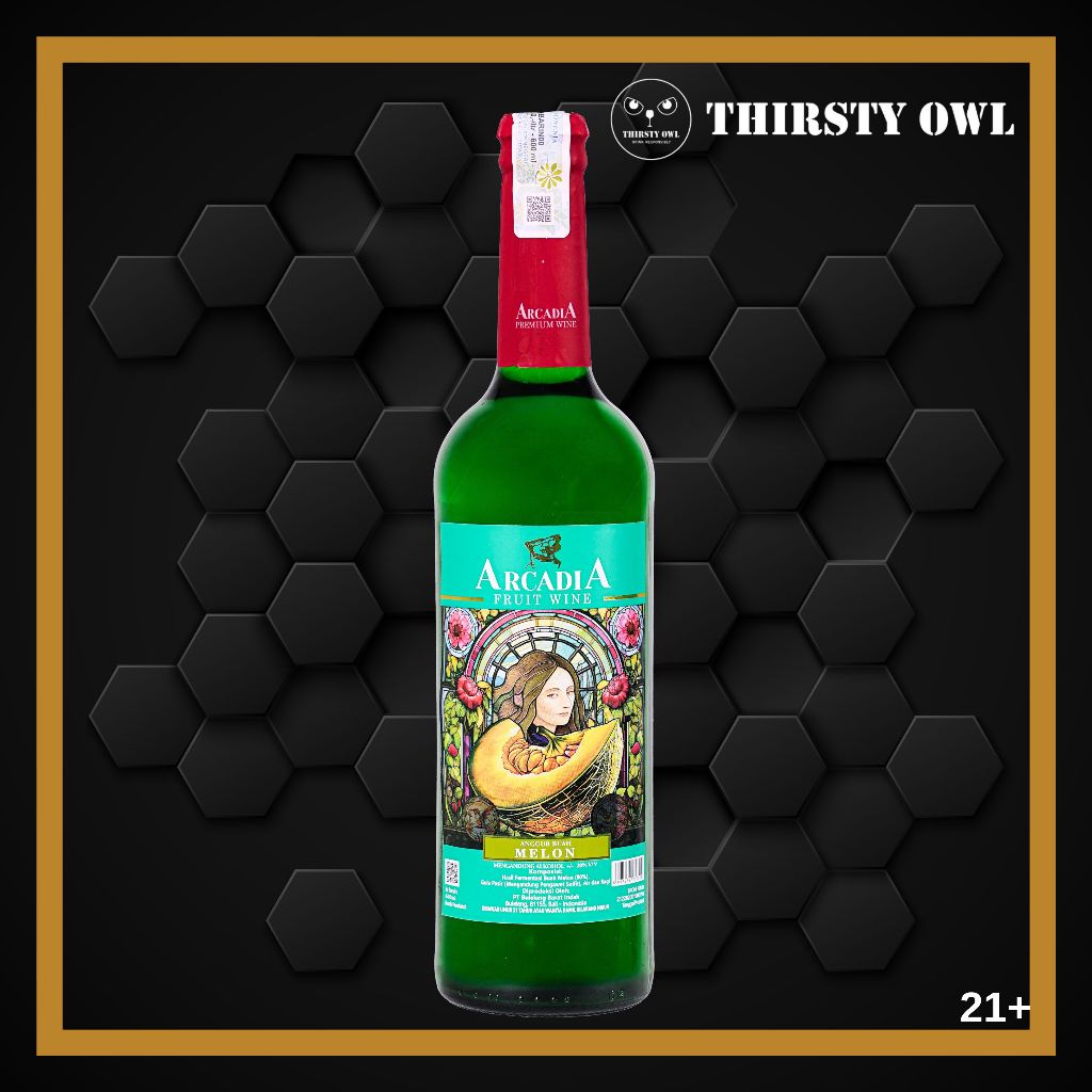 Jual Arcadia Fruit Wine Anggur Buah Melon 600ml | Shopee Indonesia
