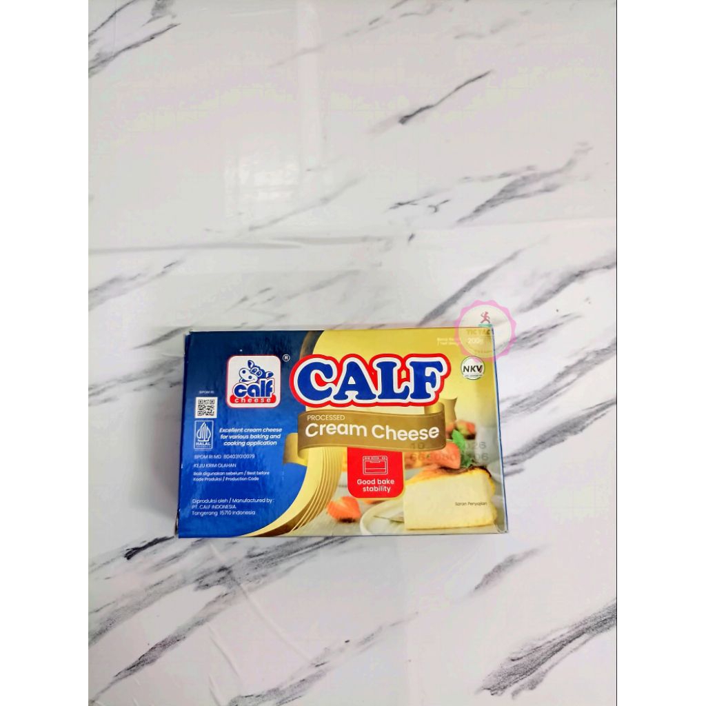Jual Keju Cream Cheese Calf 200gr / Cream Cheese / Calf / Spready Crem ...