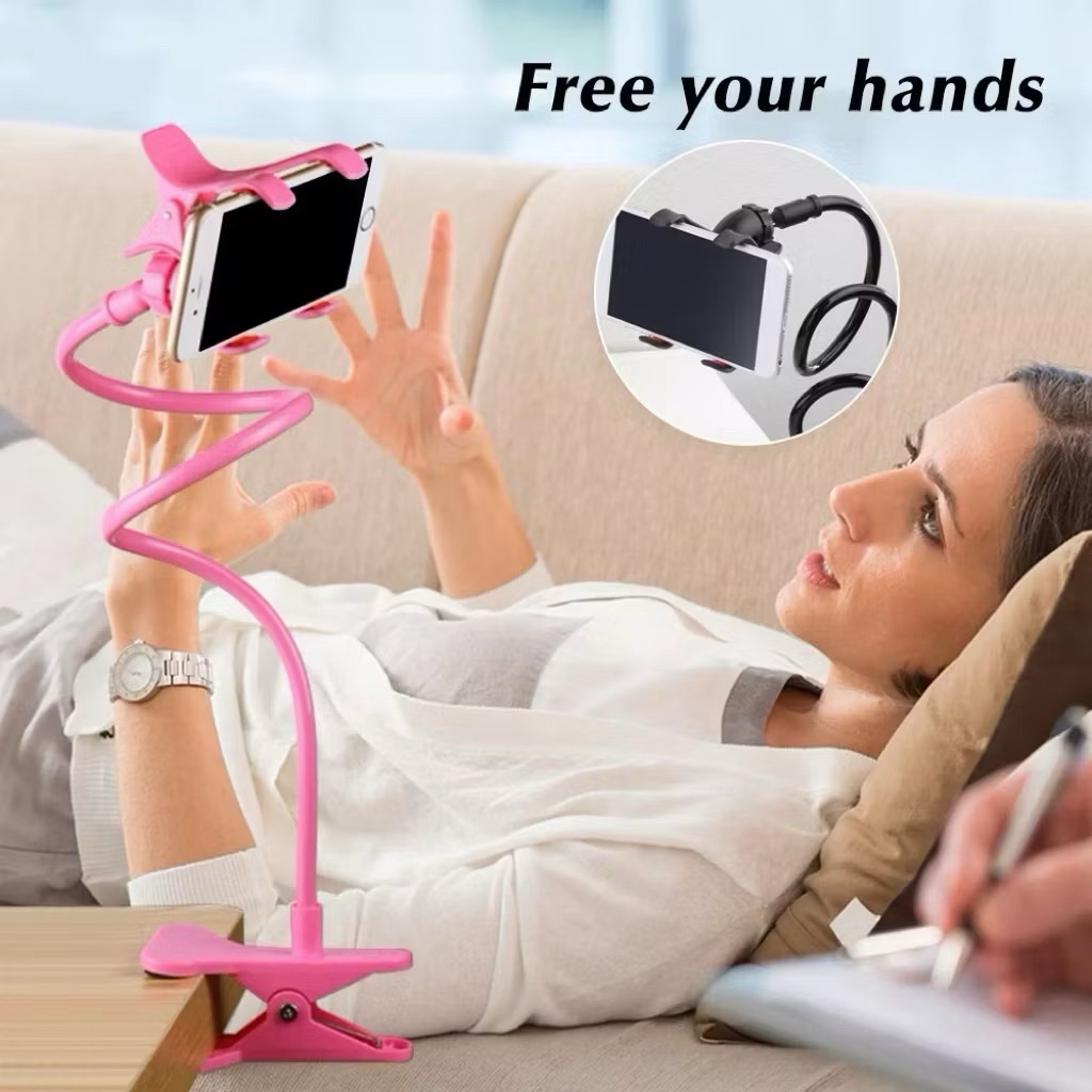 Jual LAZYPOD JEPIT HOLDER HP FLEKSIBEL CLIP JEPIT PHONE HOLDER LAZY POD ...