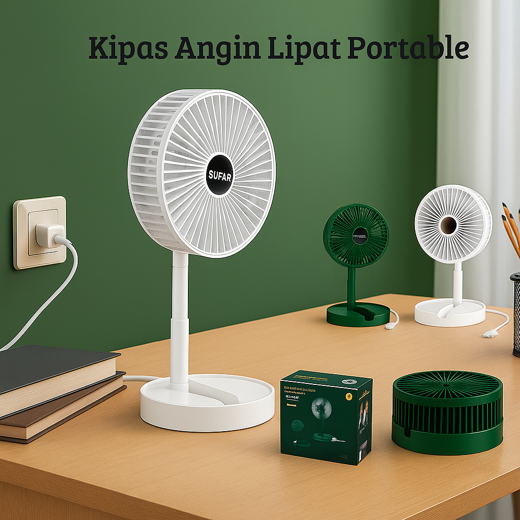 Jual Kipas Angin Lipat Portable Kipas USB Kabel / Kipas Mini USB Fan ...