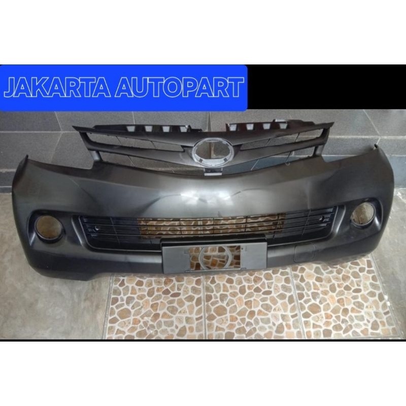 Jual BEMPER BUMPER DEPAN AVANZA ALL NEW 2012 2013 2014 2015 BLACK WARNA ...
