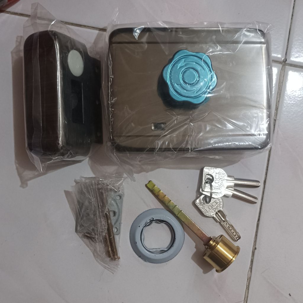 Jual AUTOMATIC LOCK RFID CARD KUNCI OTOMATIS PAGAR PINTU BURGLARPROOF ...