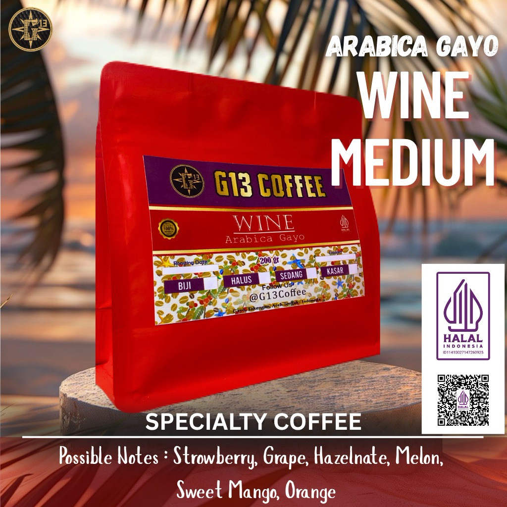 Jual G13 KOPI GAYO ARABICA WINE MEDIUM SPECIALTY COFFEE ARABIKA ACEH ...