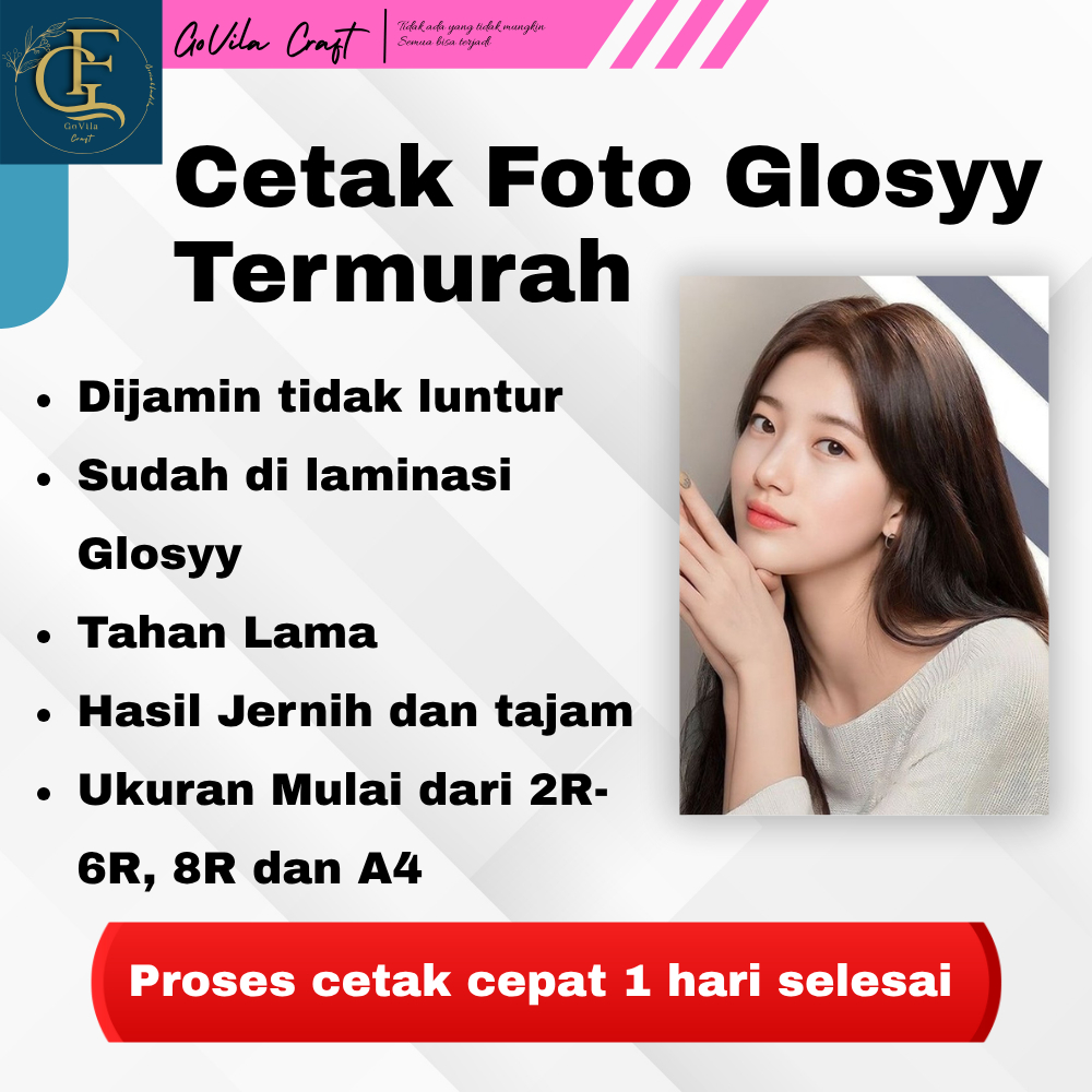 Jual Cetak Foto/Cuci Foto Dengan Berbagai ukuran 2R-6R, 8R, Dan A4 ...
