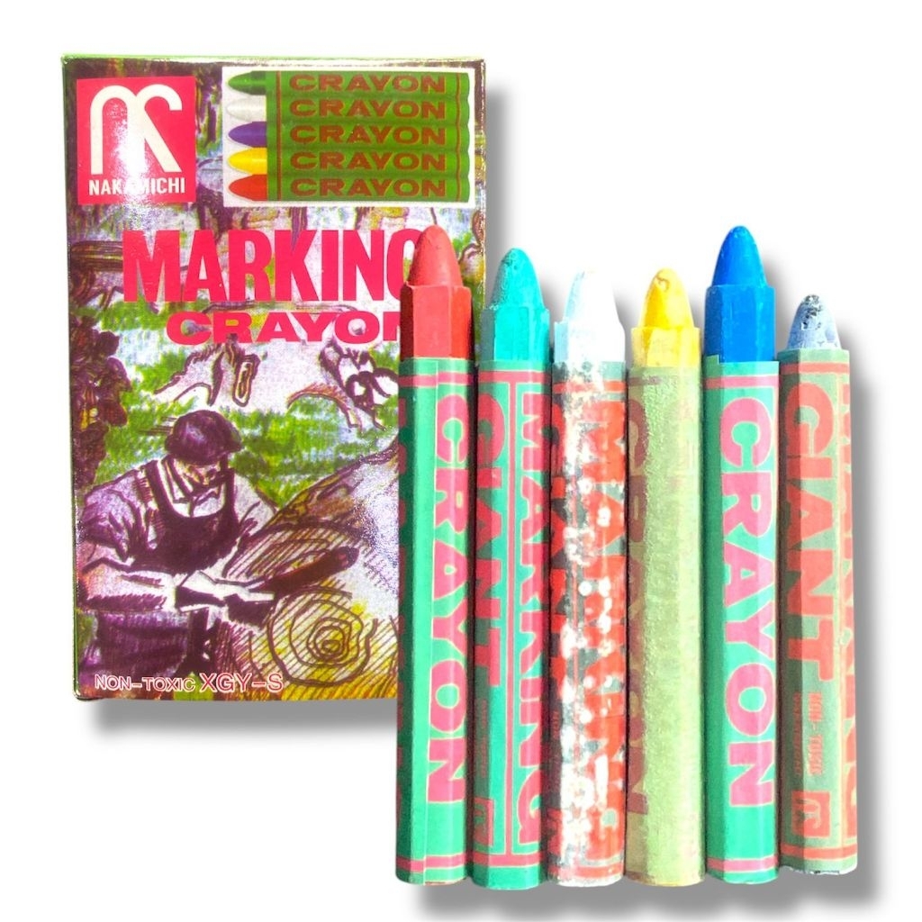 Jual CRAYON KAYU/TUKANG/MARKING NAKAMICHI (12 PC) | Shopee Indonesia