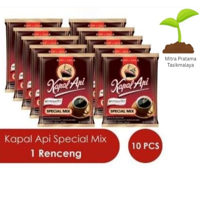 Jual Kapal Api Spesial Mix 1 renceng isi 10 pcs Kopi Instant 25gr ...