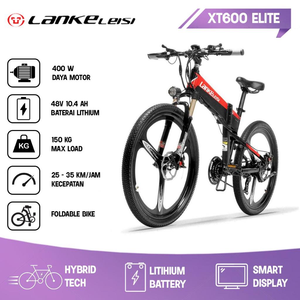 Jual Sepeda Listrik Lipat Smart Moped Elektrik Lankeleisi XT600 Elite ...